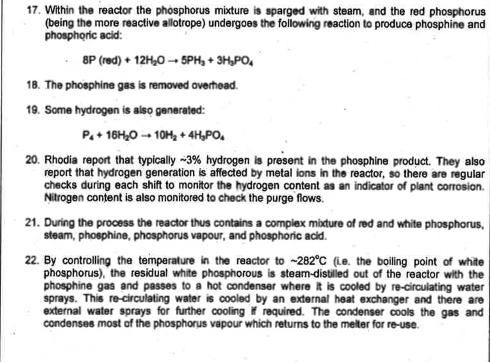 Phosphine production at Trinity Street #number 2 | What Lies Beneath ...